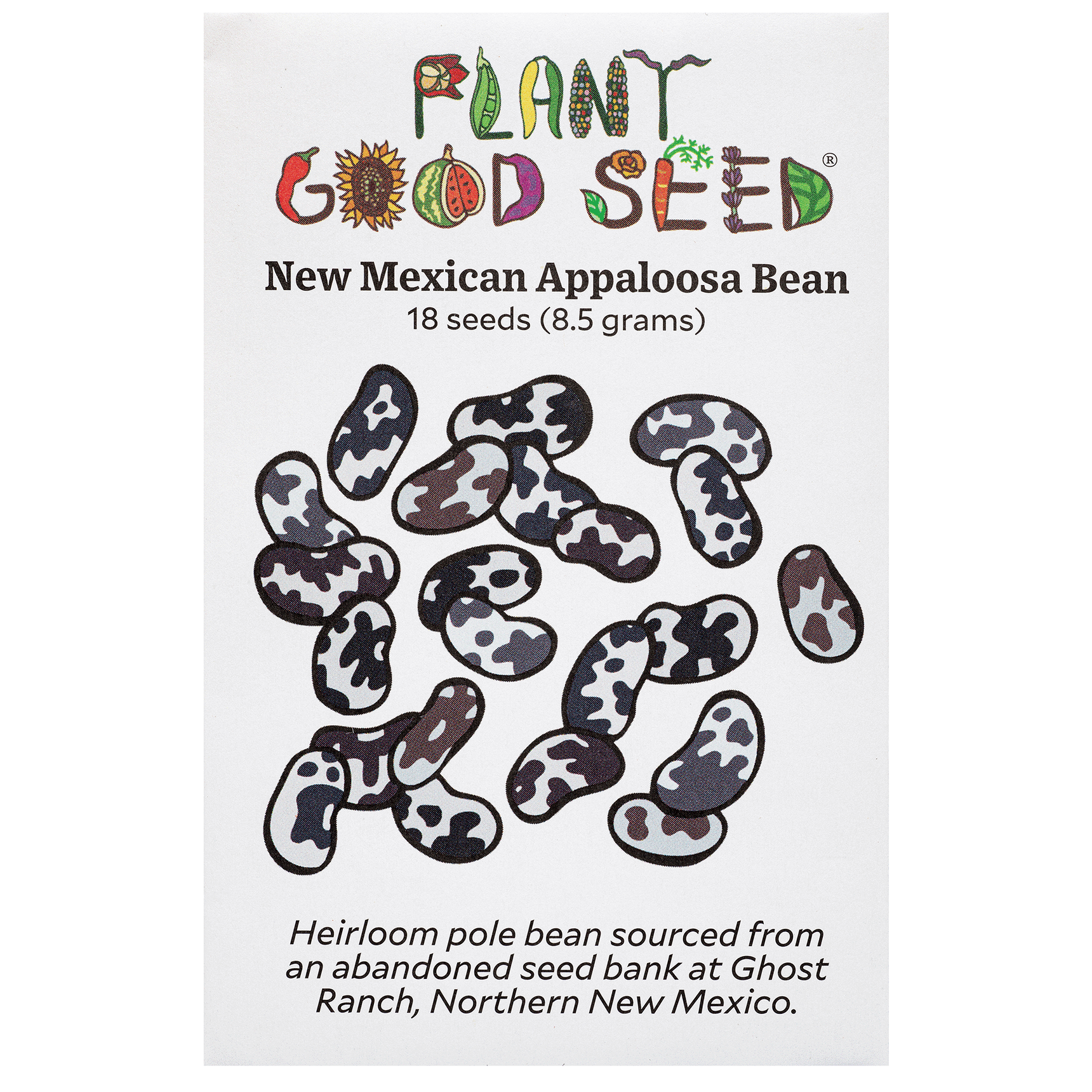 New Mexican Appaloosa Pole Bean Seeds - The Plant Good Seed Company