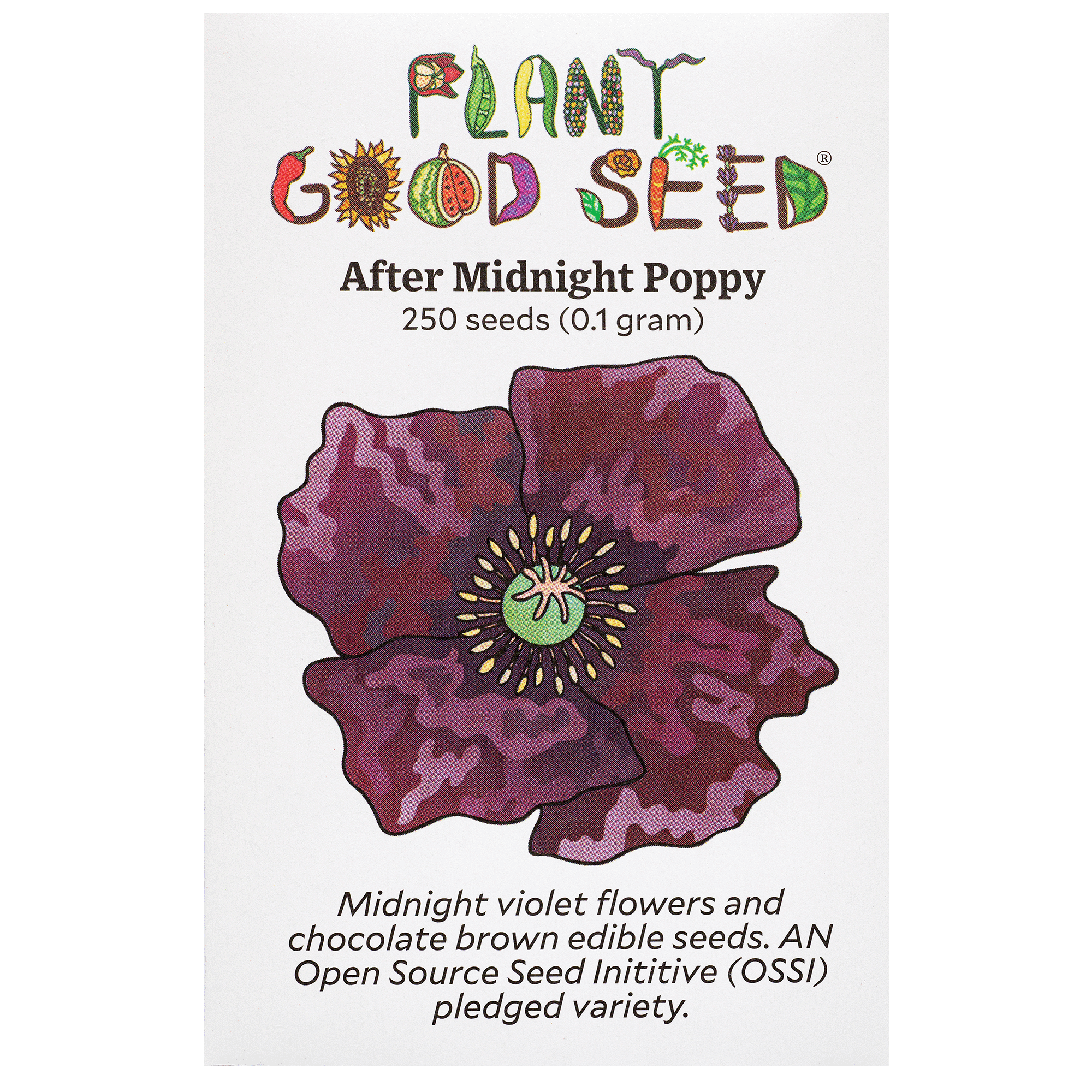 After Midnight Poppy Seeds - The Plant Good Seed Company