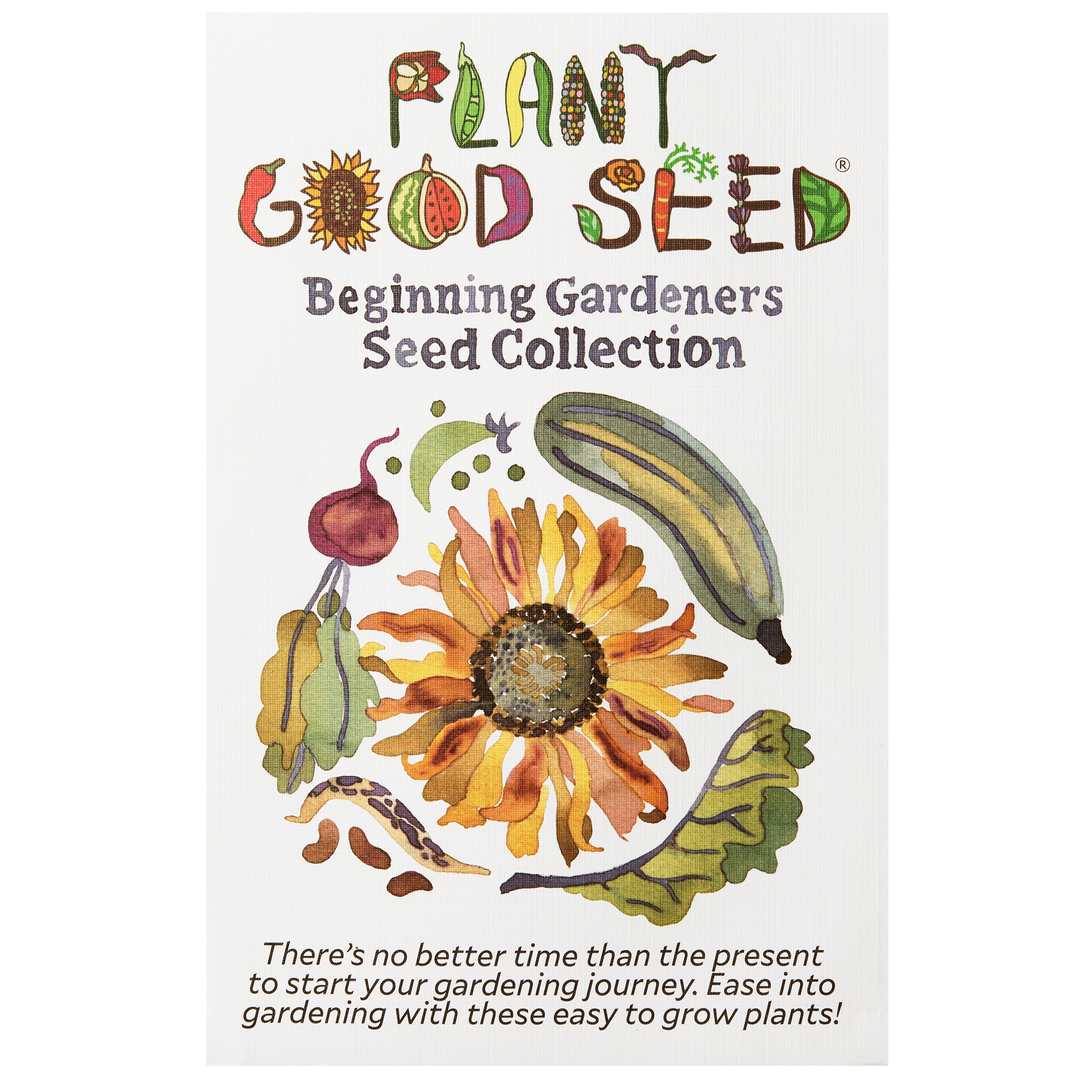 Beginning Gardeners Seed Collection - Six Packets - The Plant Good Seed ...