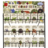 Retail 48 Variety All Metal Seed Rack (Five Packets Each) - The Plant ...
