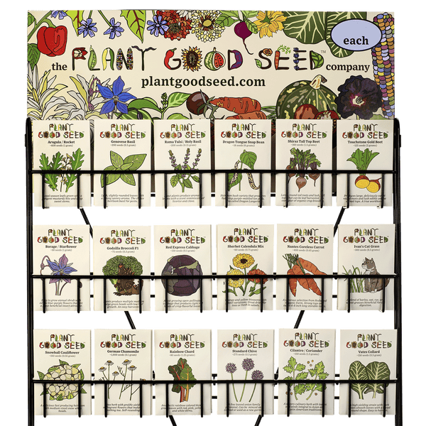 Retail 48 Variety All Metal Seed Rack (Five Packets Each) - The Plant ...