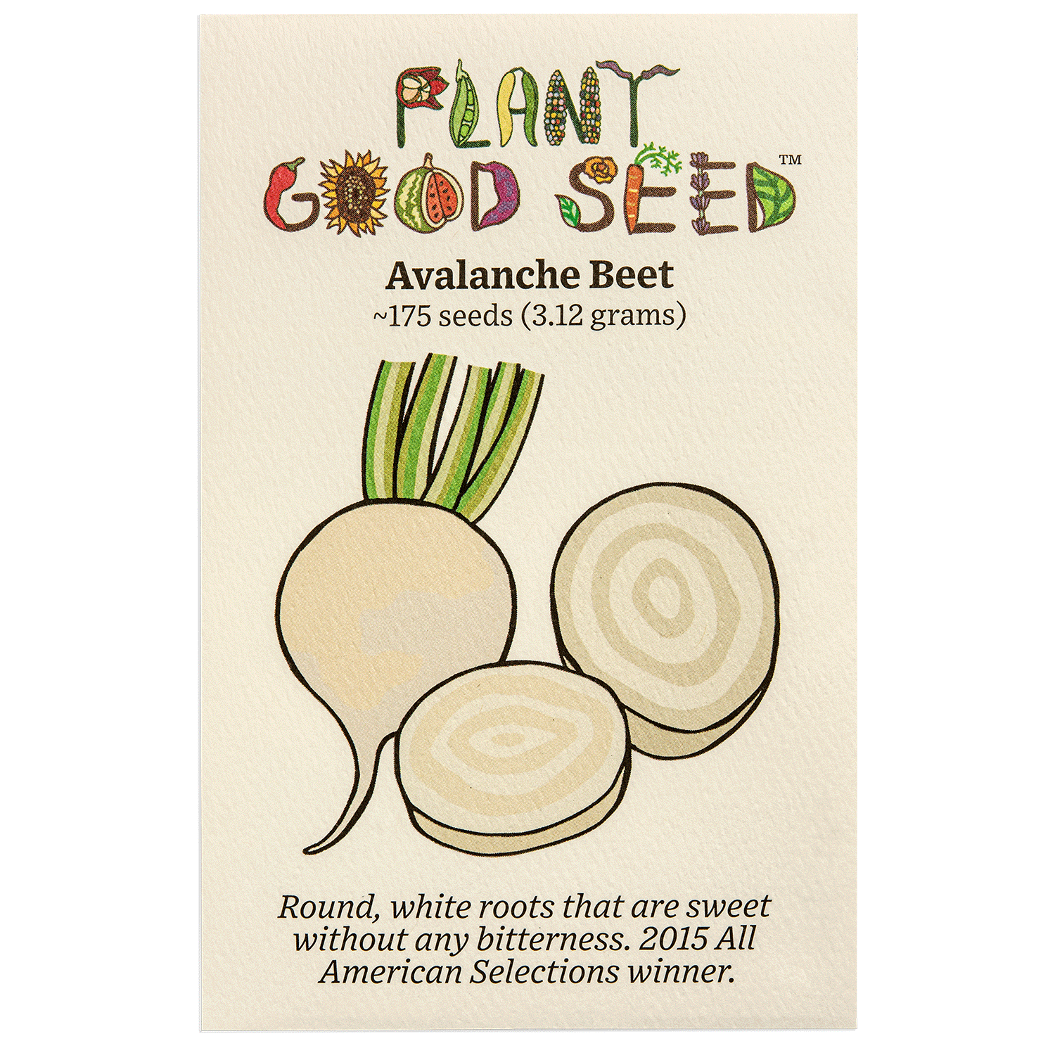 Avalanche White Beet Seeds - The Plant Good Seed Company