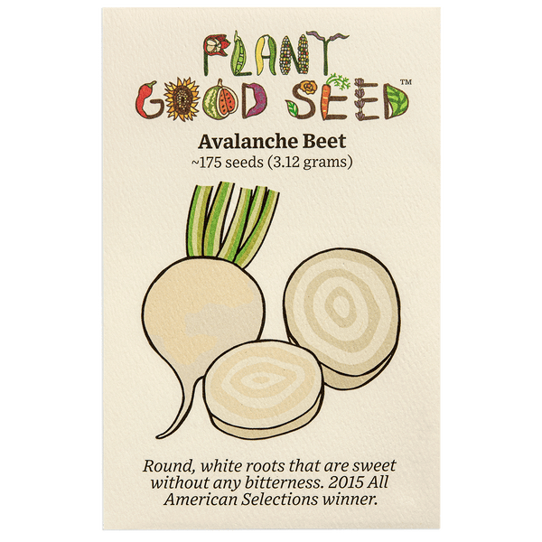 Avalanche White Beet Seeds - The Plant Good Seed Company