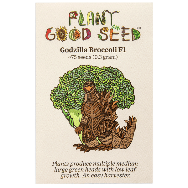 Godzilla F1 Broccoli Seeds - The Plant Good Seed Company