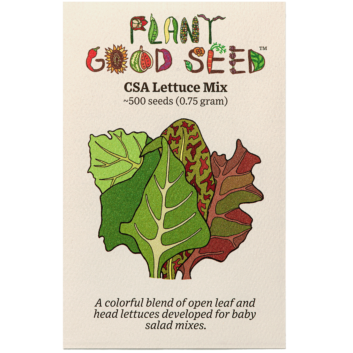 Community Supported Agriculture (CSA) Lettuce Mix Seeds - The Plant ...