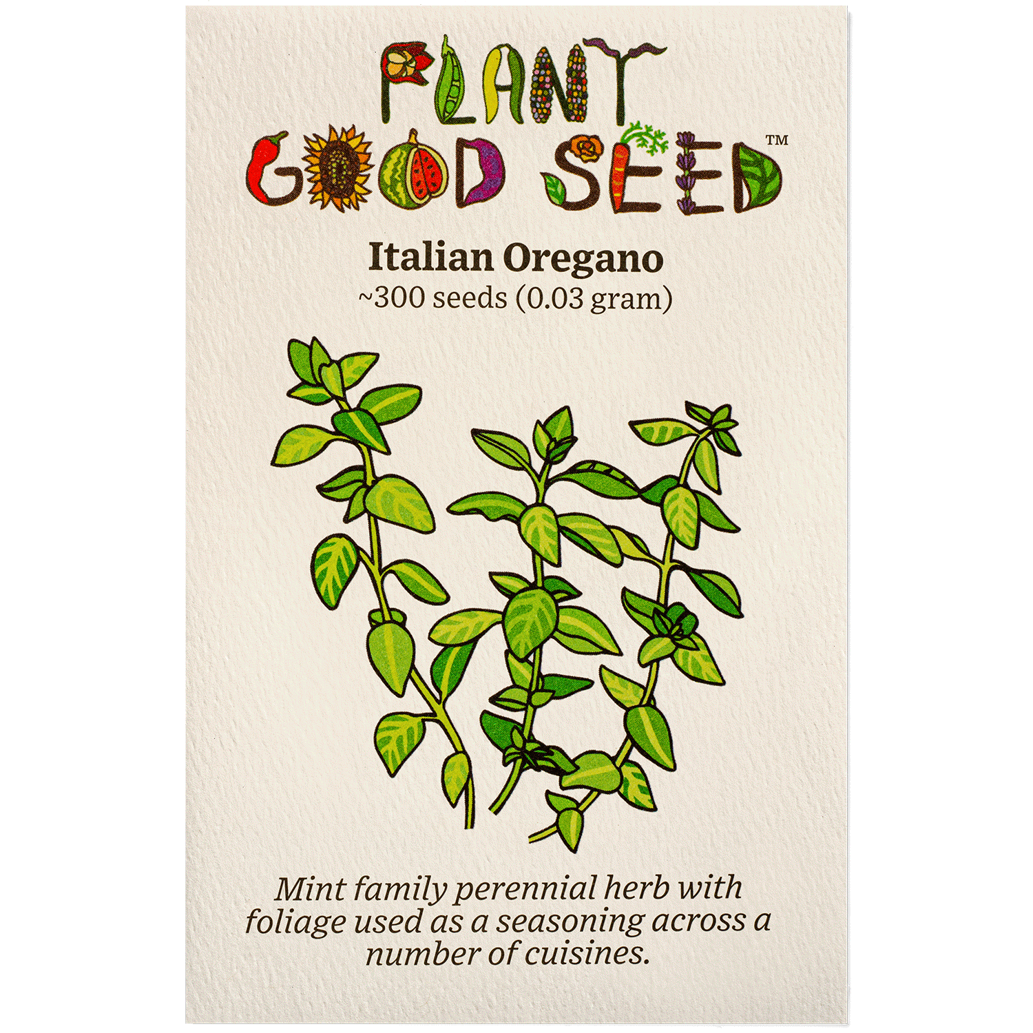 Italian Oregano Seeds - The Plant Good Seed Company