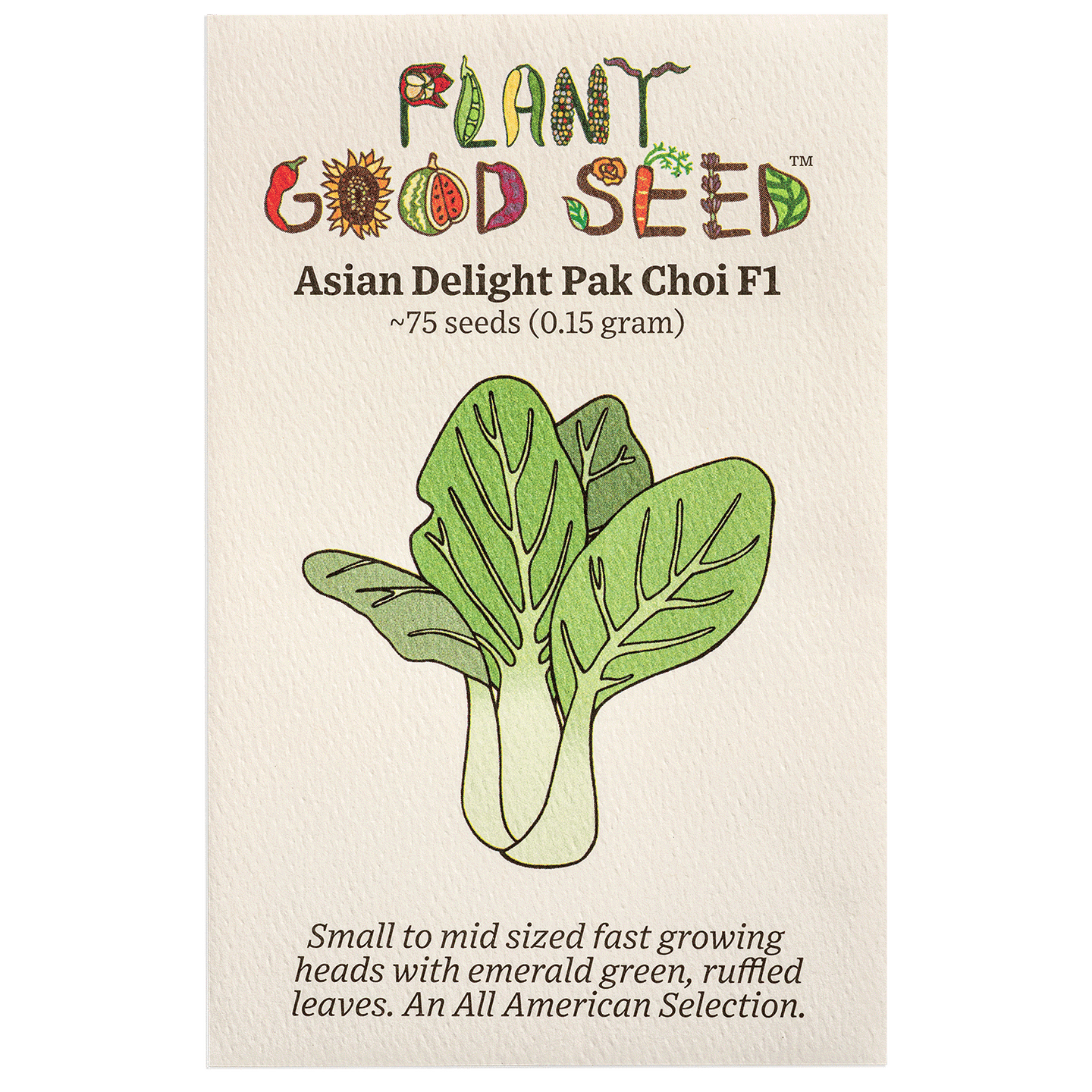 Asian Delight F1 Pak Choi Seeds - The Plant Good Seed Company