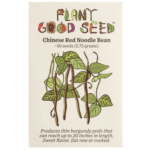 Chinese Red Noodle Bean Seeds - The Plant Good Seed Company