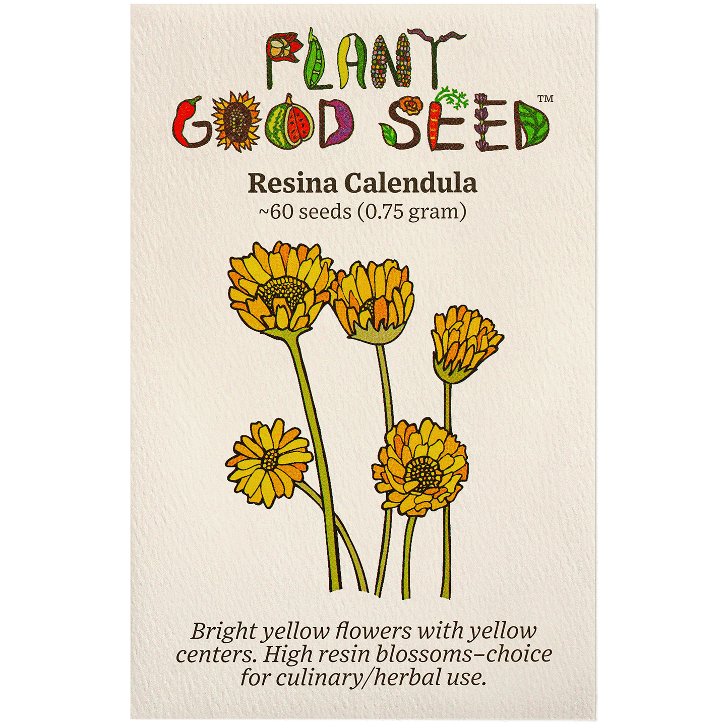 Resina Calendula Seeds - The Plant Good Seed Company